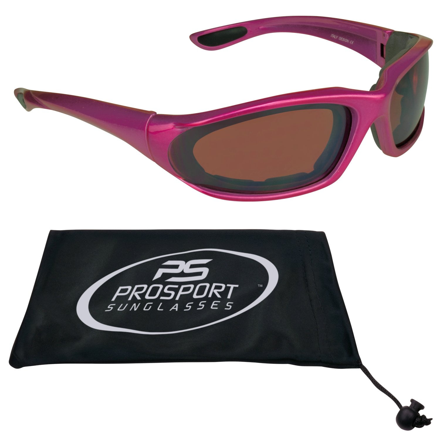 Bikershades Pink Motorcycle Riding Glasses Foam Padded SMALL for Women ...