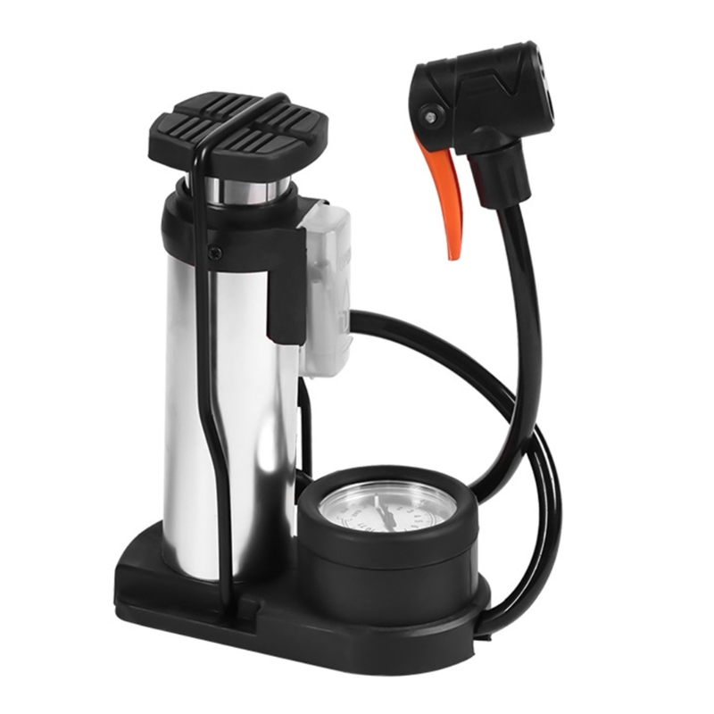 Bikes Floor Pump, Double Barrel Foot Pump Bikes Pump Bicycles Tire Air ...