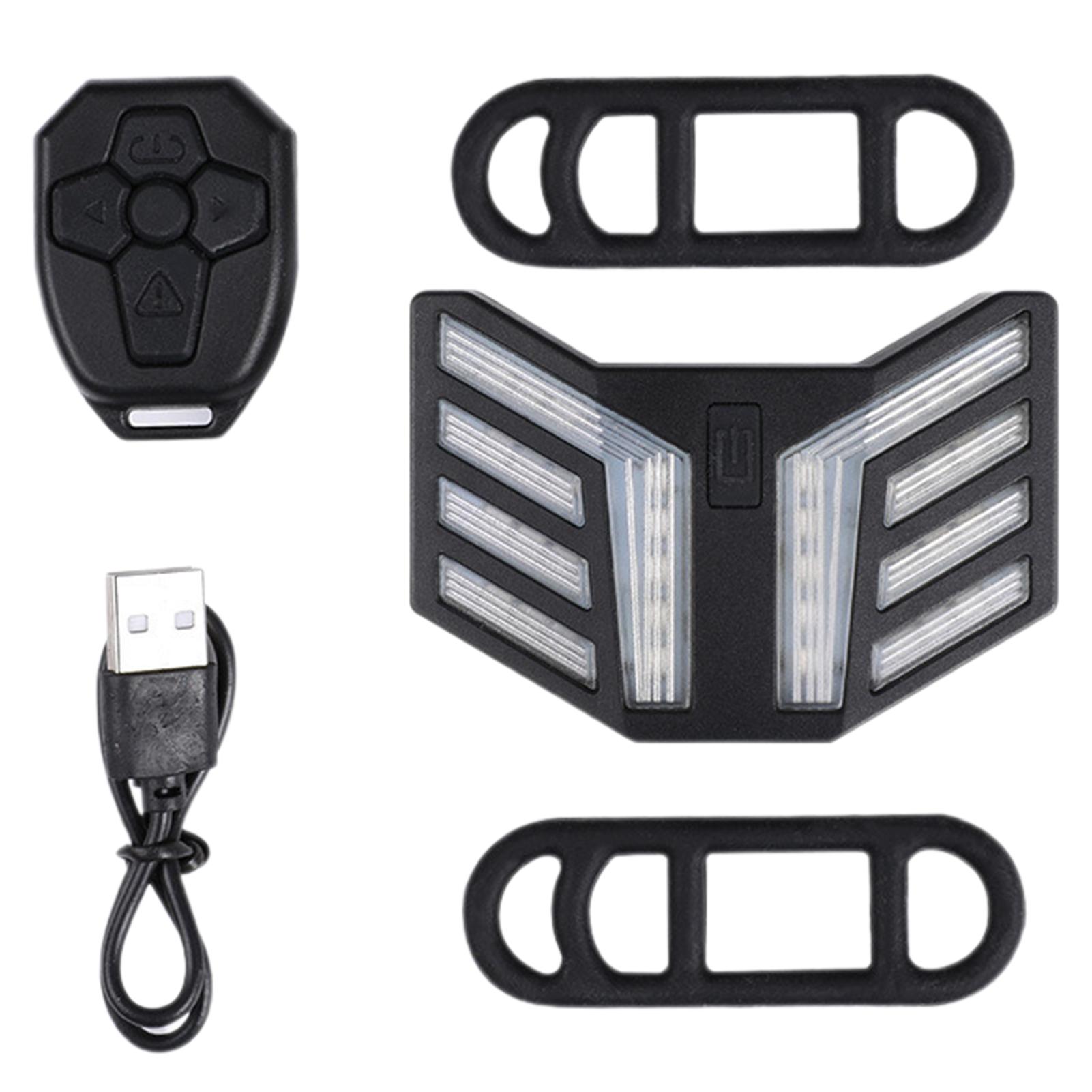 Bikes Rear Light, Bikes Turn Signals Remote Control, Waterproof Safety ...