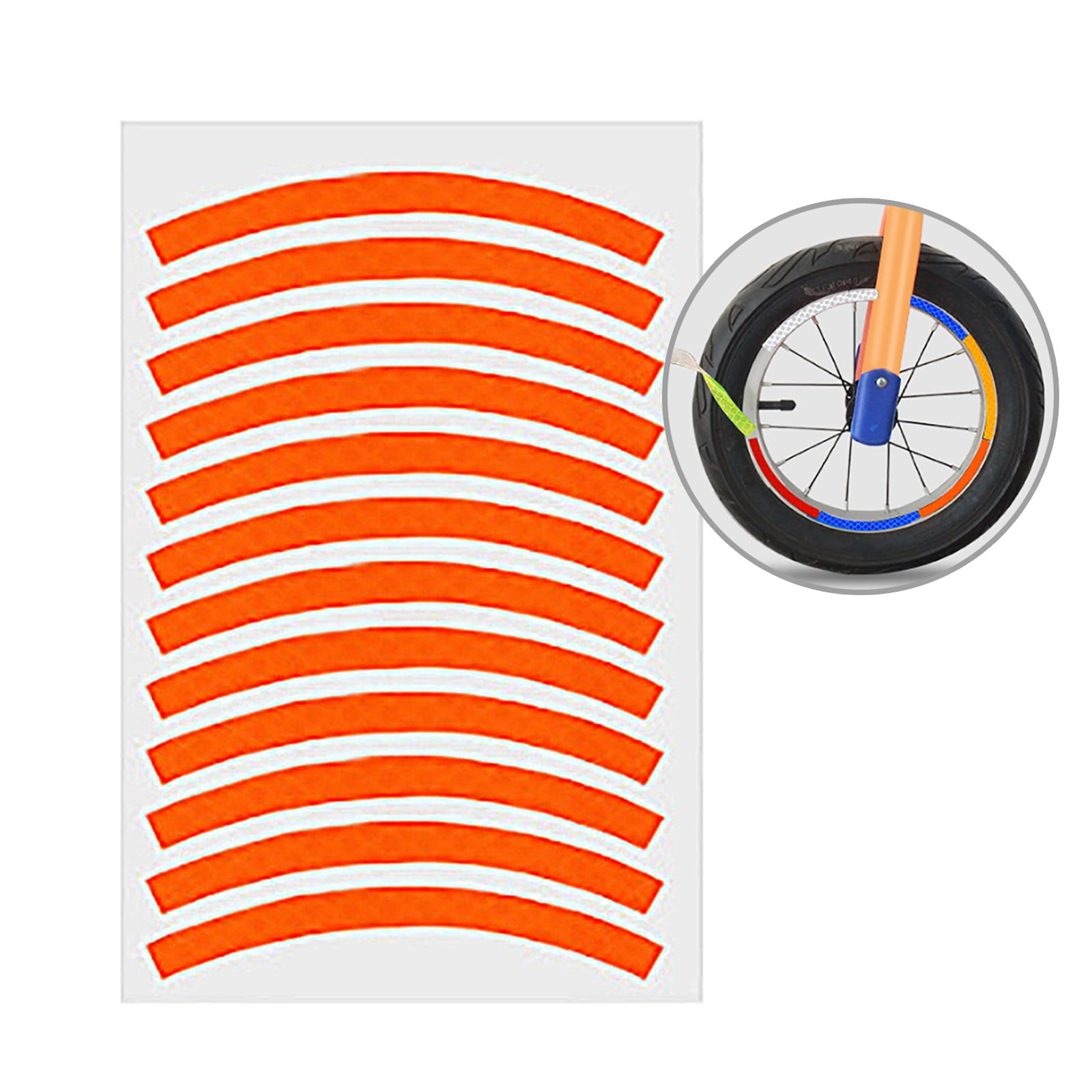 Bikes Reflective Sticker Adhesive Reflective Decals Bikes Safety ...
