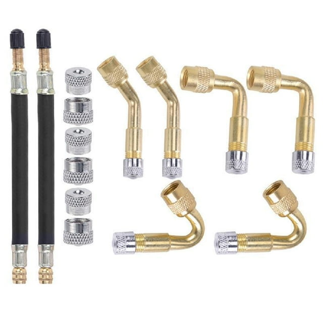 Bikes Tire Stem Extender Car Truck Bikes Tire Valves Extension Adapter ...