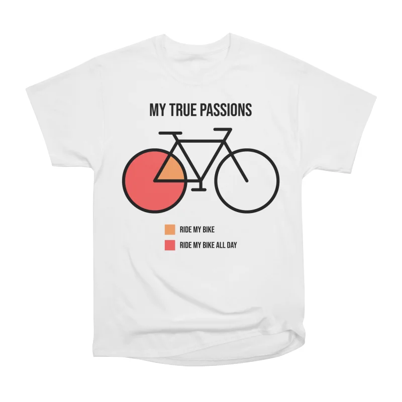 Biking is my true passion T-Shirt Tee Gift For Him Merch For Her ...