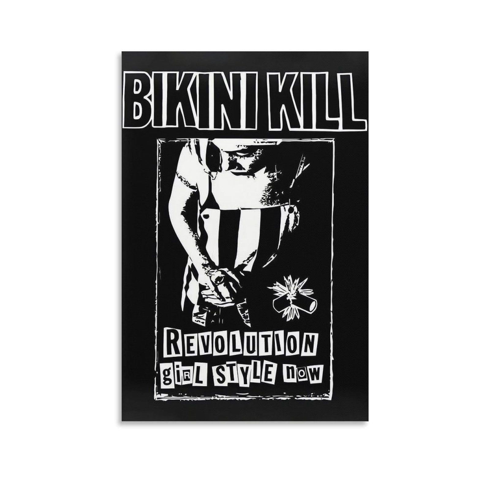 Bikini Kill Rock Band Poster (3) Poster Cool Artworks Painting Wall Art ...