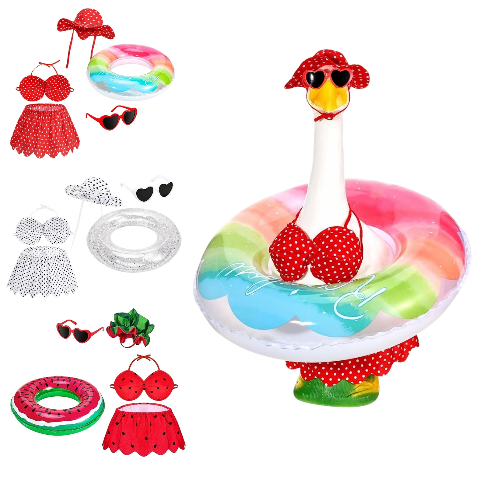 Bikini Porch Goose Outfit for 23 Inch Lawn Goose Statue, Summer ...