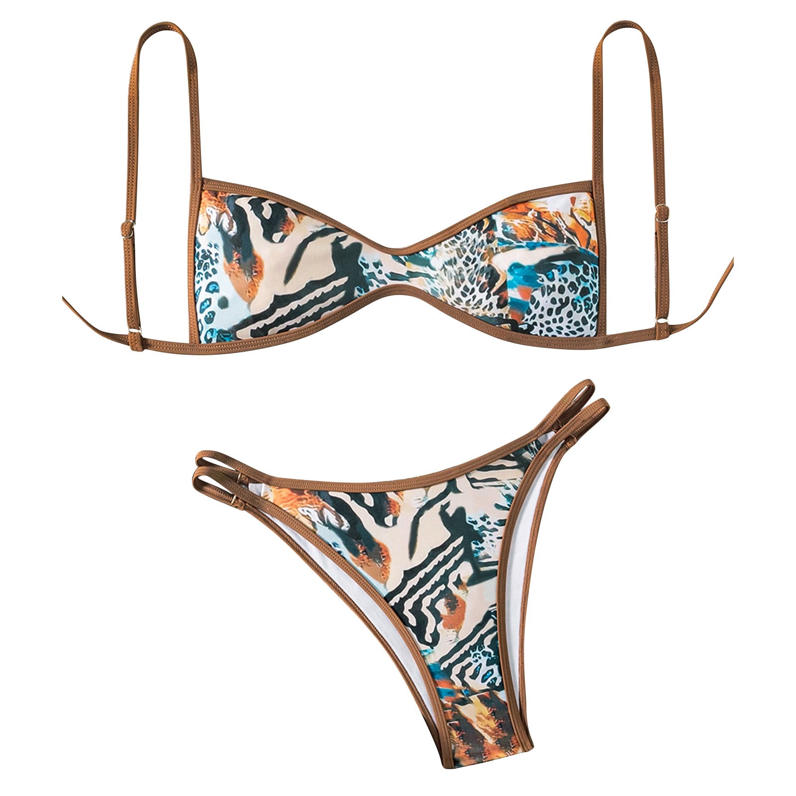 Bikini Sets for Women Women Cute String Triangle Bikini Sets Swimsuits ...