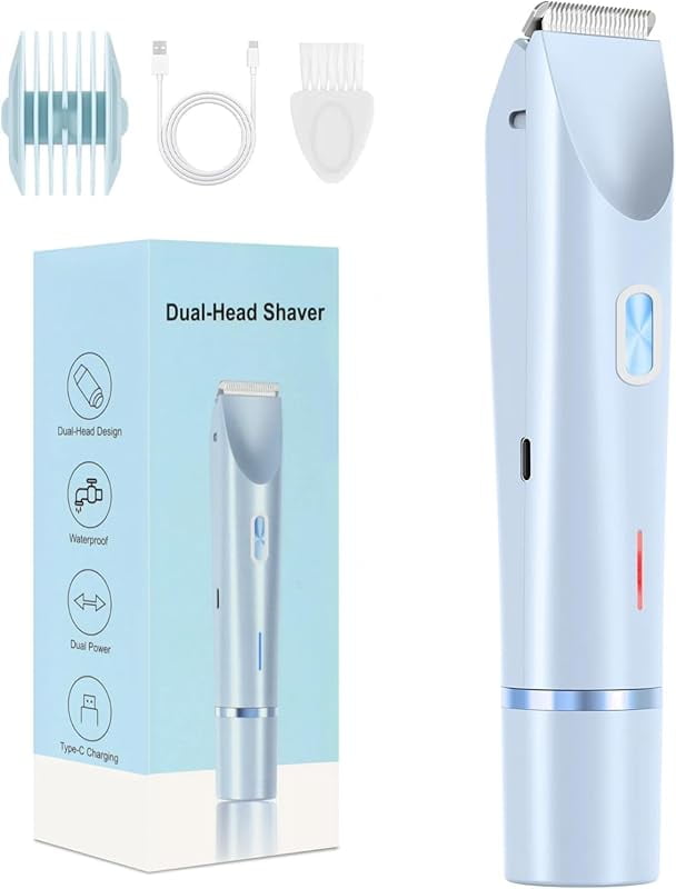 Bikini Shaver - Electric Bikini Trimmer for Women, Painless Hair ...