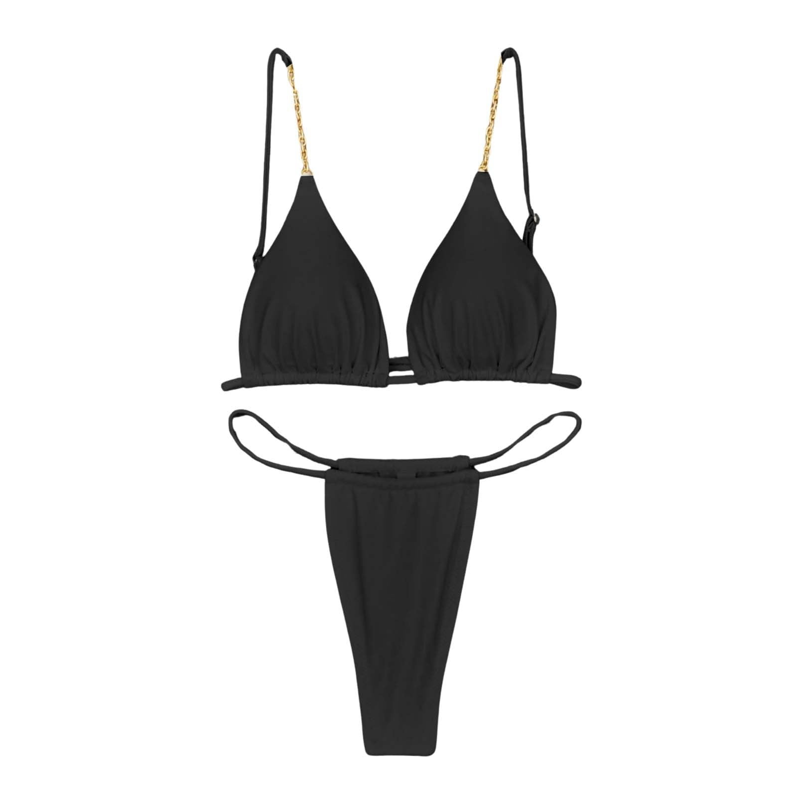 Bikini Top Women's Fashionable Casual Three Point Bikini Swimsuit plus ...