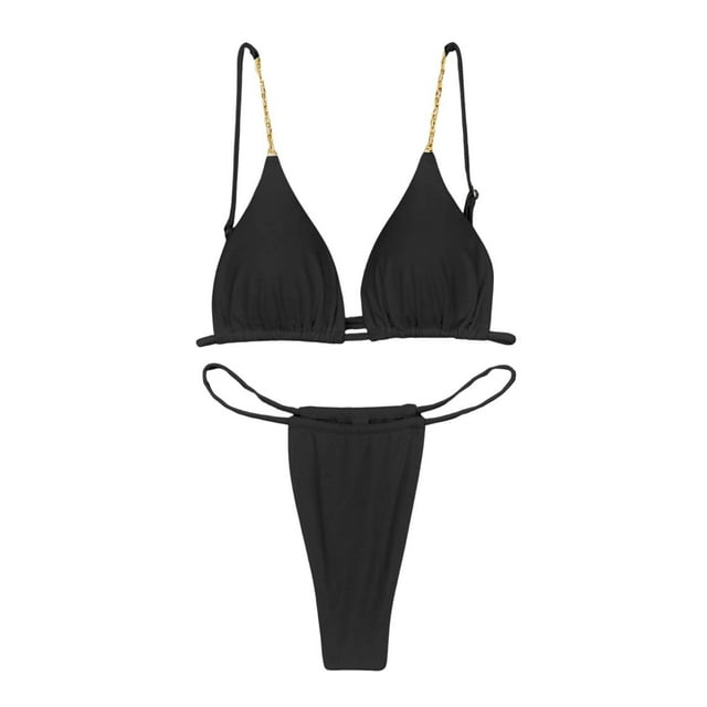 Bikini Top Women's Fashionable Casual Three Point Bikini Swimsuit plus ...