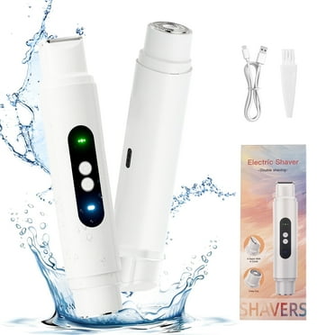 Bikini Trimmer for Women 2-in-1, Dual-Head Electric Razors for Women ...