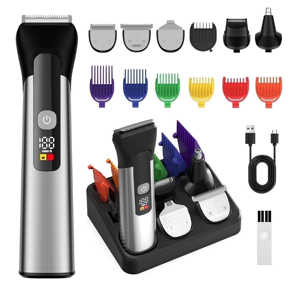 Hoey Beard Trimmer for Men, Waterproof Electric Razor for Nose, Body ...