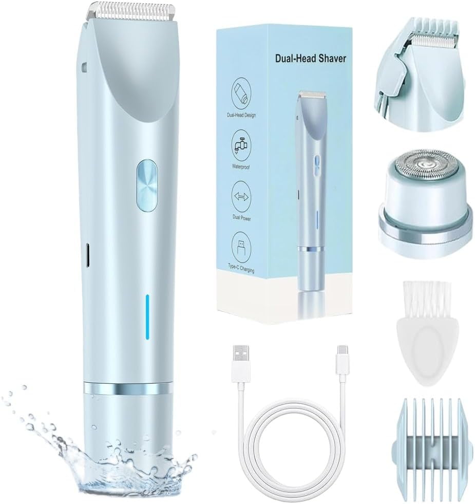 Bikini Trimmer for Women, 2025 New 2 in 1 Womens Body Shaver ...