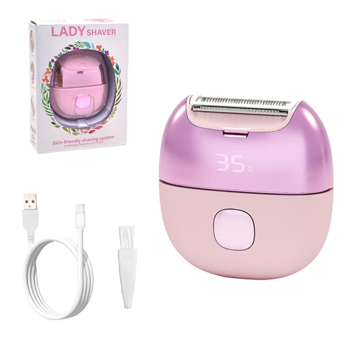 Hoeylife Cordless Electric Shaver for Women, Mini Electric Razors with ...