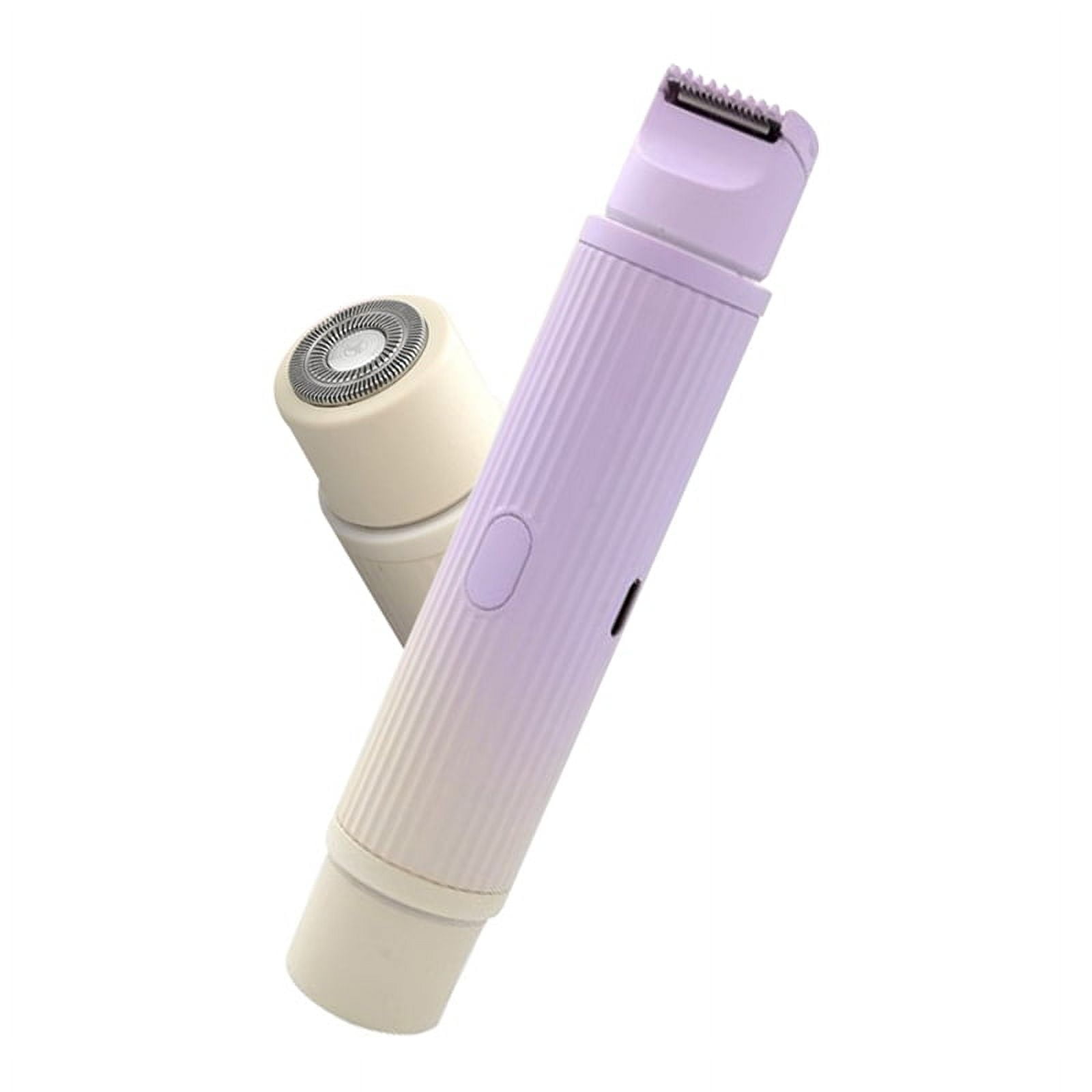 Bikini Trimmer and Shaver for Women 2-In-1 Wet/Dry Electric Body Hair Trimmer Hair Removal ...
