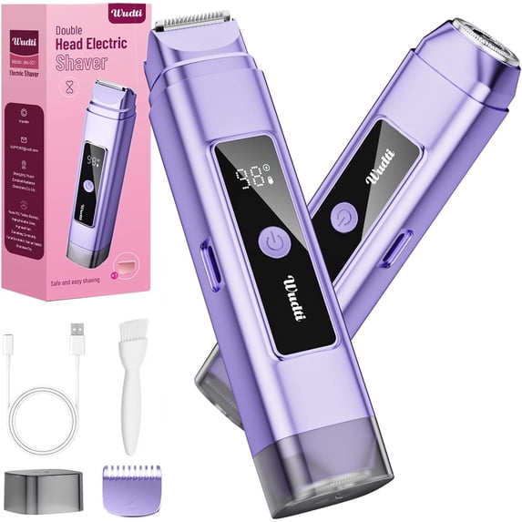 Bikini Trimmer for Women Razors, Razor 2 in 1 Pubic Hair, Display with ...