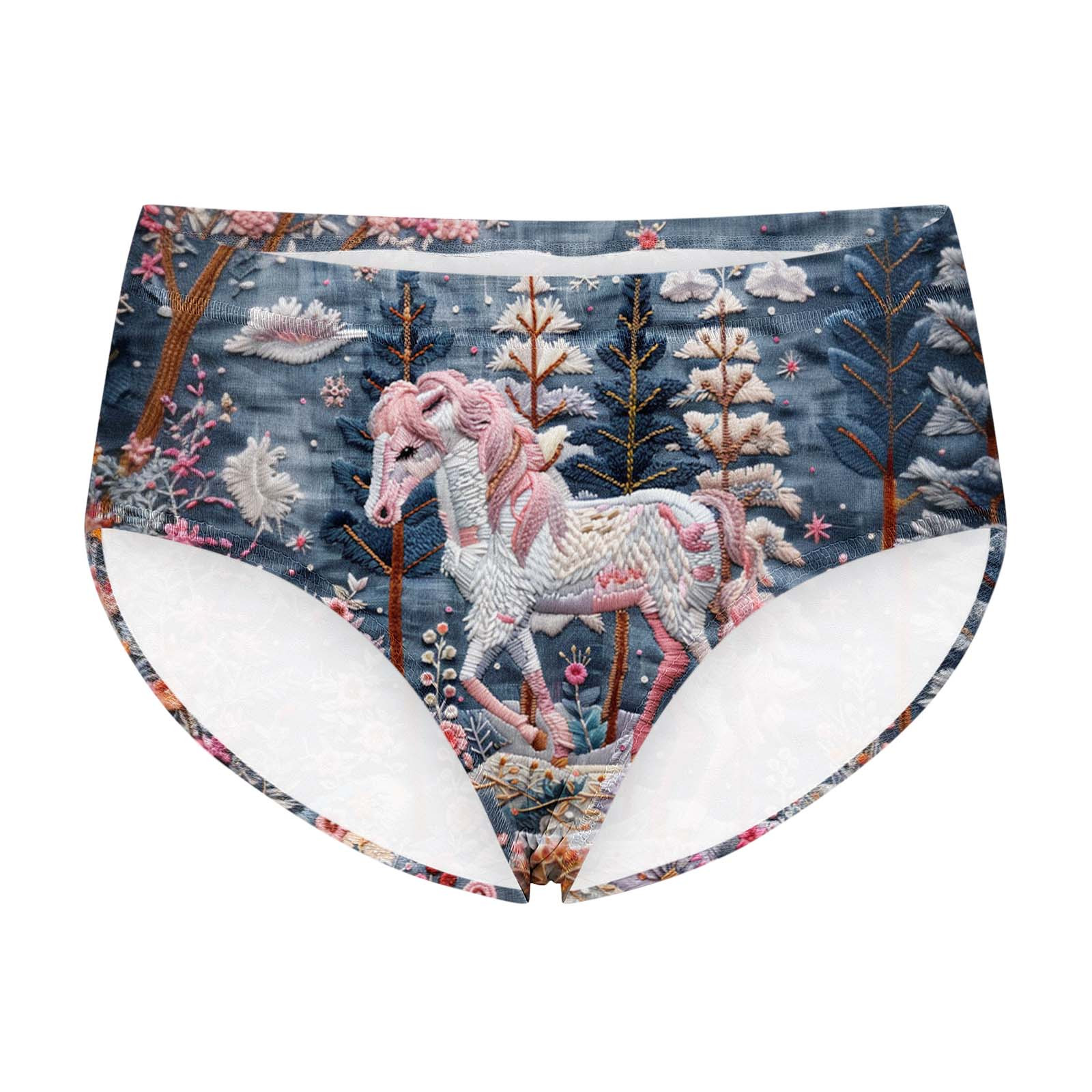 Bikini Underwear for Women Cotton Plus Size Full Coverage Panties Sexy ...