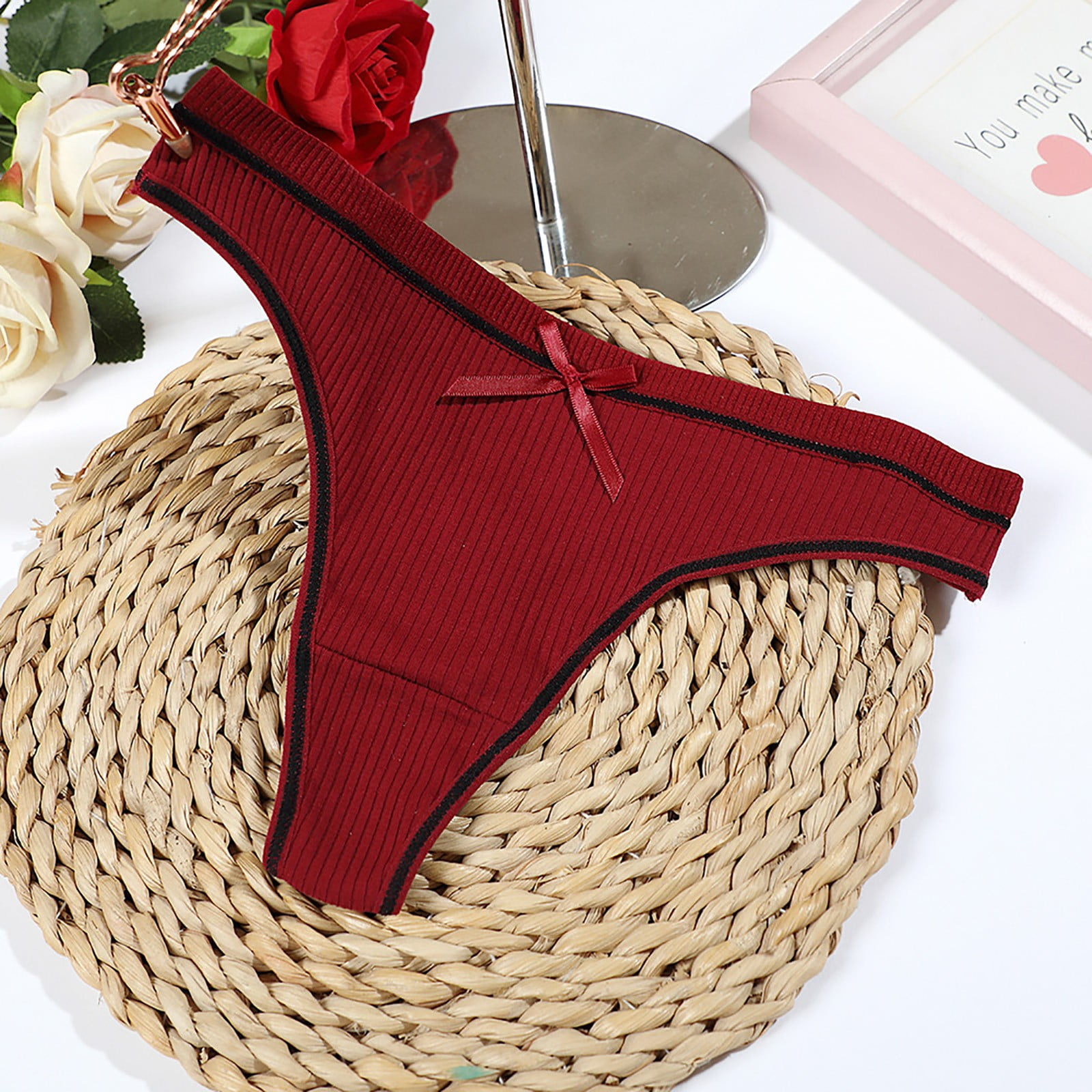 Bikini Underwear for Women Soft Stretch Bikini Underwears High Waisted ...