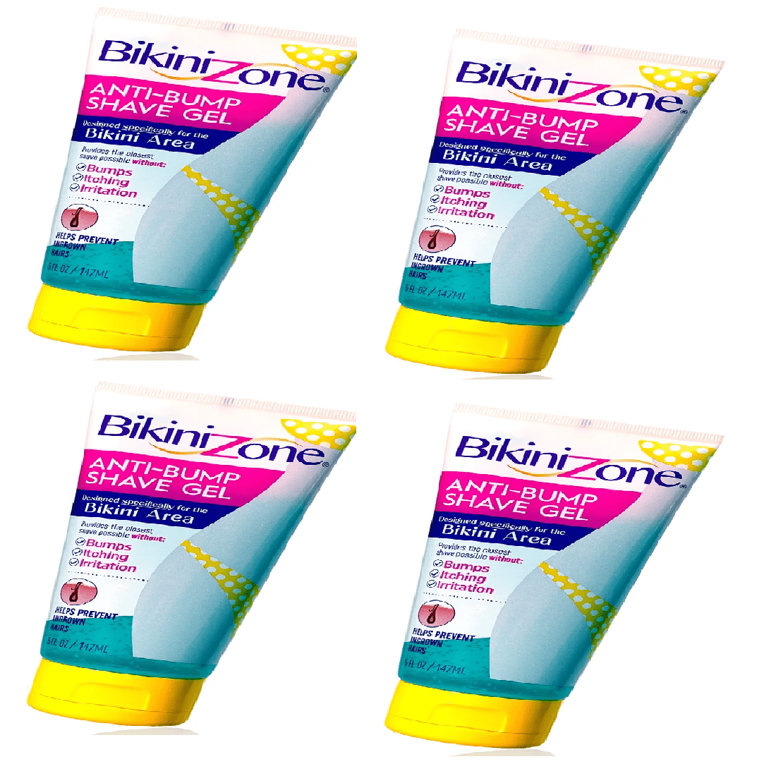 Bikini Zone Anti-Bumps Shave Gel for Women, Formulated for Sensitive ...