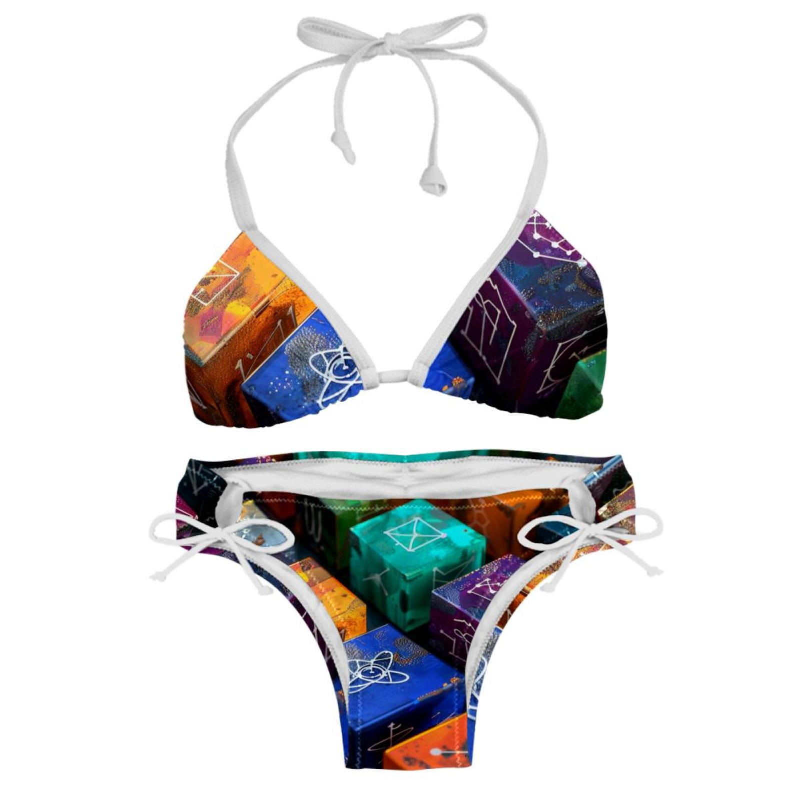 Bikinis Sets for Women, Womens Swimsuits 2 Piece, Bikini Set, Three ...