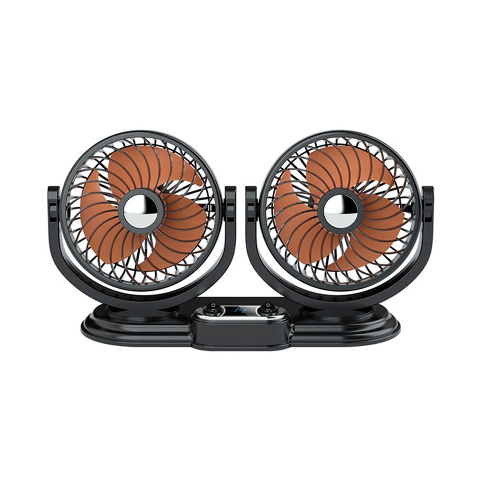 Auto Oscillating Car Fan 6.6W 12V/24V - Portable cigarette lighter fan ...