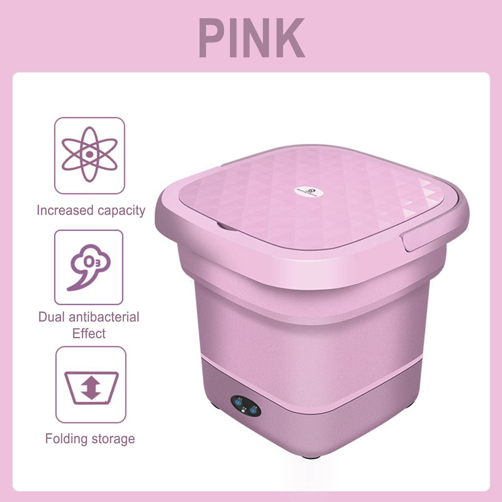 Portable Washing Machine - 6L Mini Foldable Washer and Spin Dryer ...