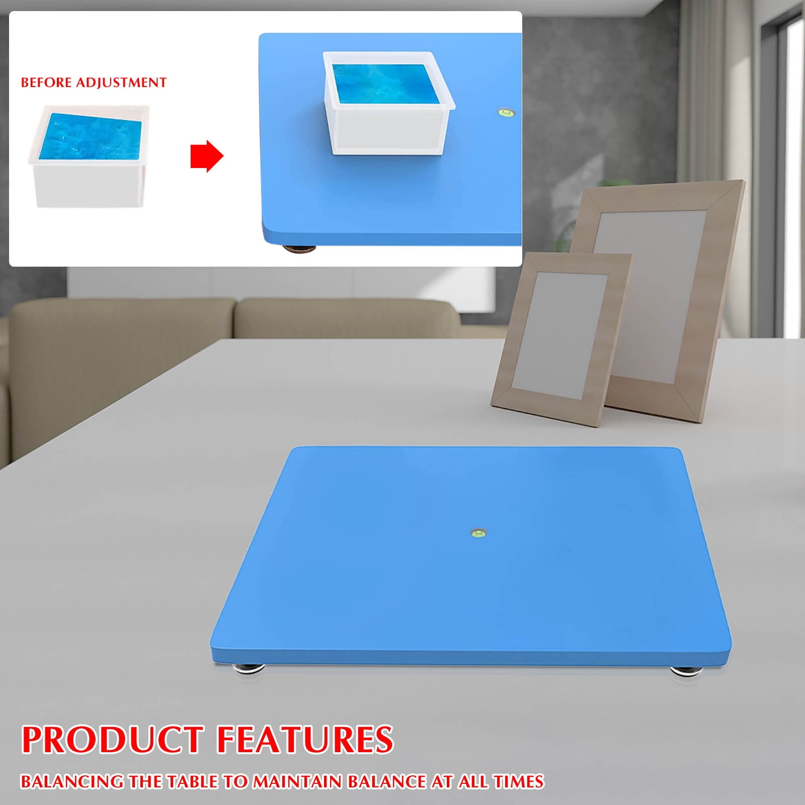 Resin Leveling Table for Epoxy Resin - 15.7''x11.8'' Adjustable ...