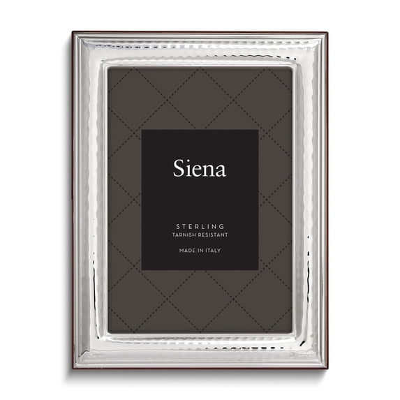 Bilaminate Sterling Silver Hammered 5x7 Photo Frame - Walmart.com