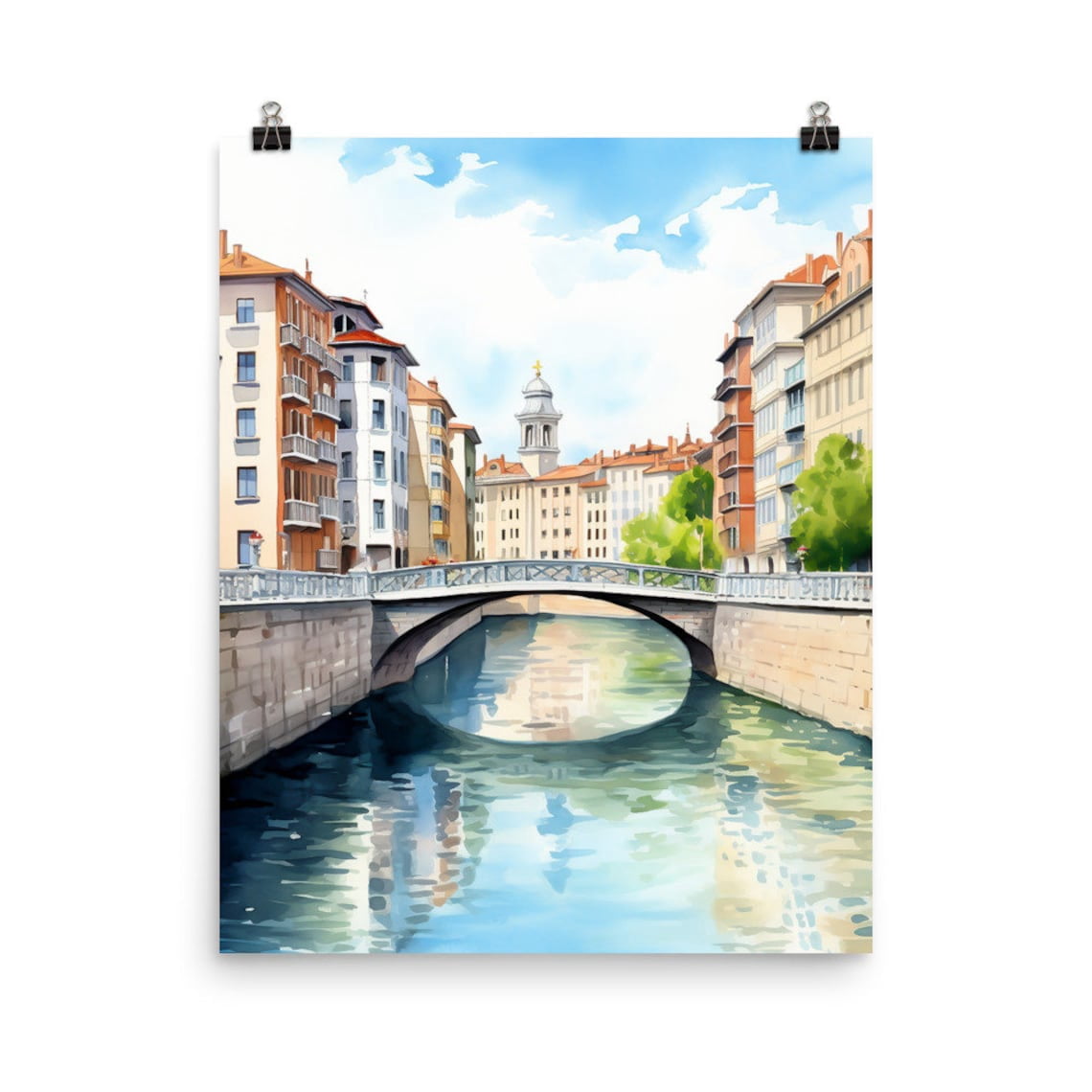 Bilbao Spain Print, Basque Country Travel Art, European Wall Decor ...