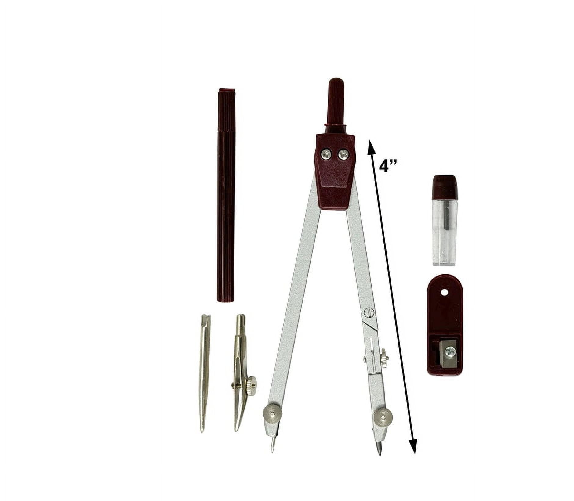 Bild Geometry Math Compass Set - Single Metal Compass set with case ...