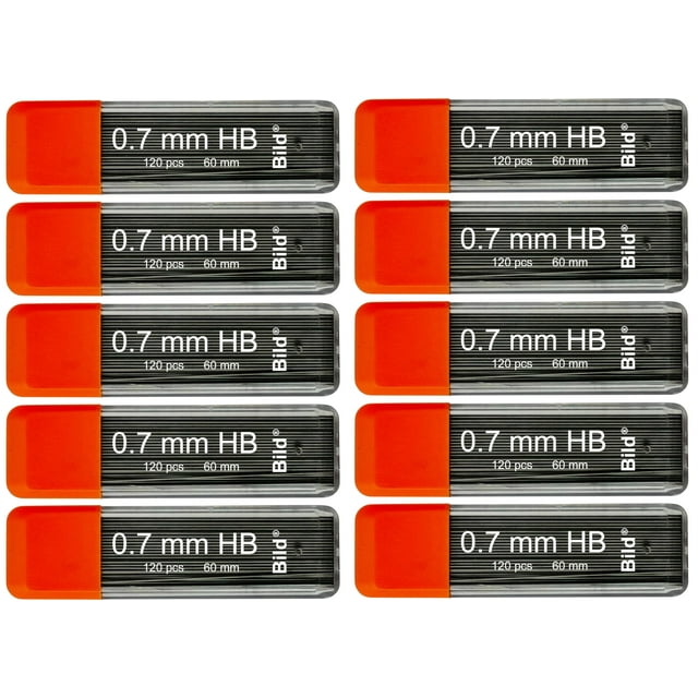 Bild Premium 1200 Leads of 0.7 mm Mechanical Pencil Lead Refills (HB ...