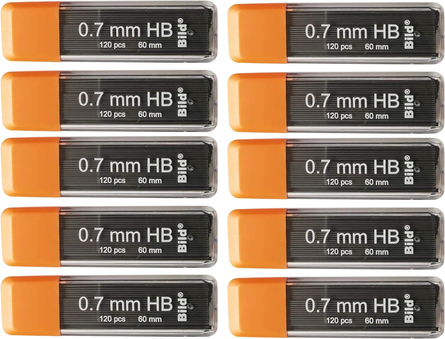 Pentel Super Hi-polymer Mechanical Pencil Lead Refills, 0.7mm, HB, 180 ...