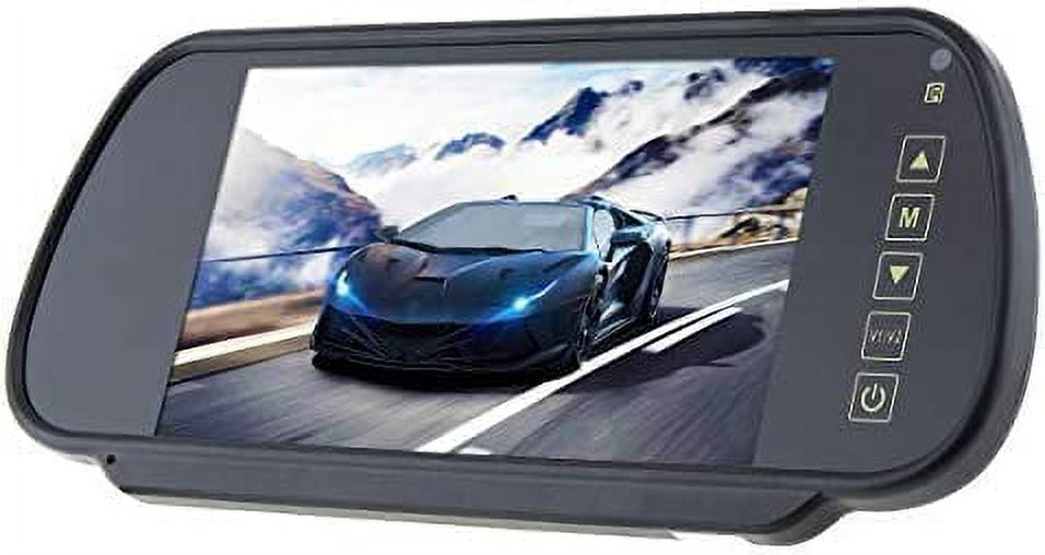 Bileeko 7 Inch 16:9 2-Channel Video Input Car RGB Digital Display Rear ...