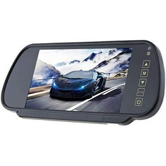 Bileeko 7 Inch 16:9 2-Channel Video Input Car RGB Digital Display Rear ...