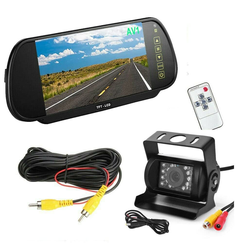 Bileeko Back Up Camera System IR Night Vision+7" Rear View Monitor ...
