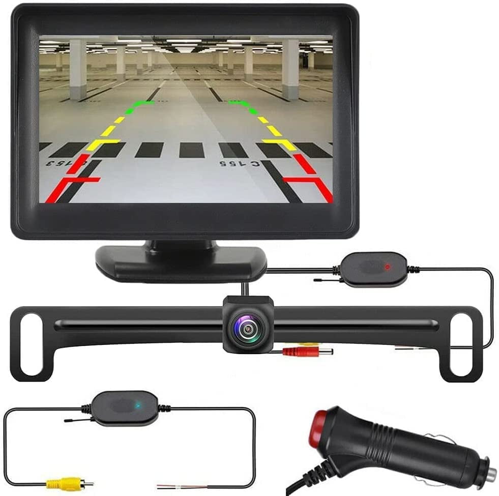 Bileeko Backup Camera HD 1080P Rear View Monitor for Car Truck Camper ...