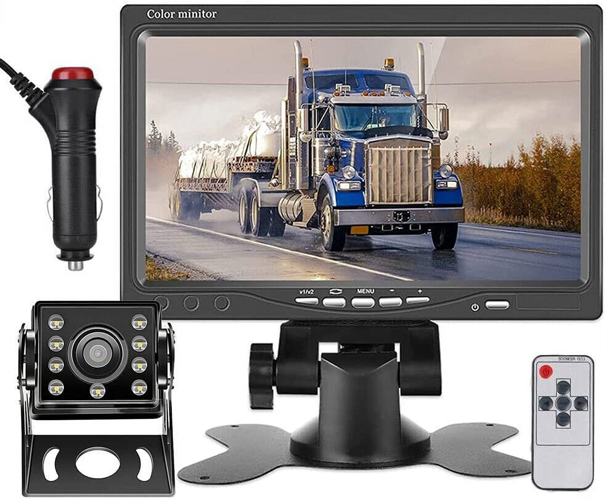 Bileeko RV Backup Camera Kit 7 inch Monitor Waterproof Night Vision ...