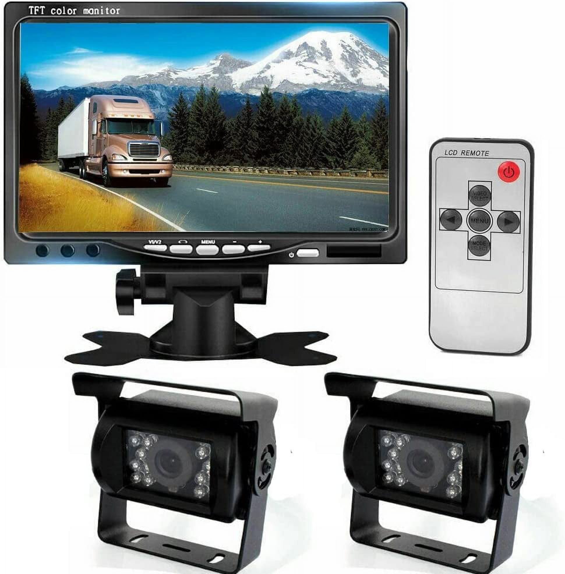 Bileeko RV Wireless Backup Camera 7 Inch Monitor Rear View Camera ...