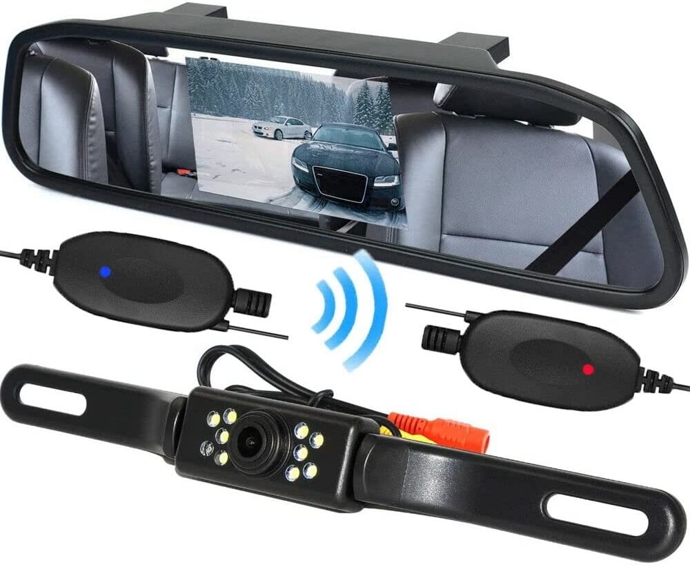 Bileeko Wireless Backup Camera , 4.3" Monitor Kit Universal License ...