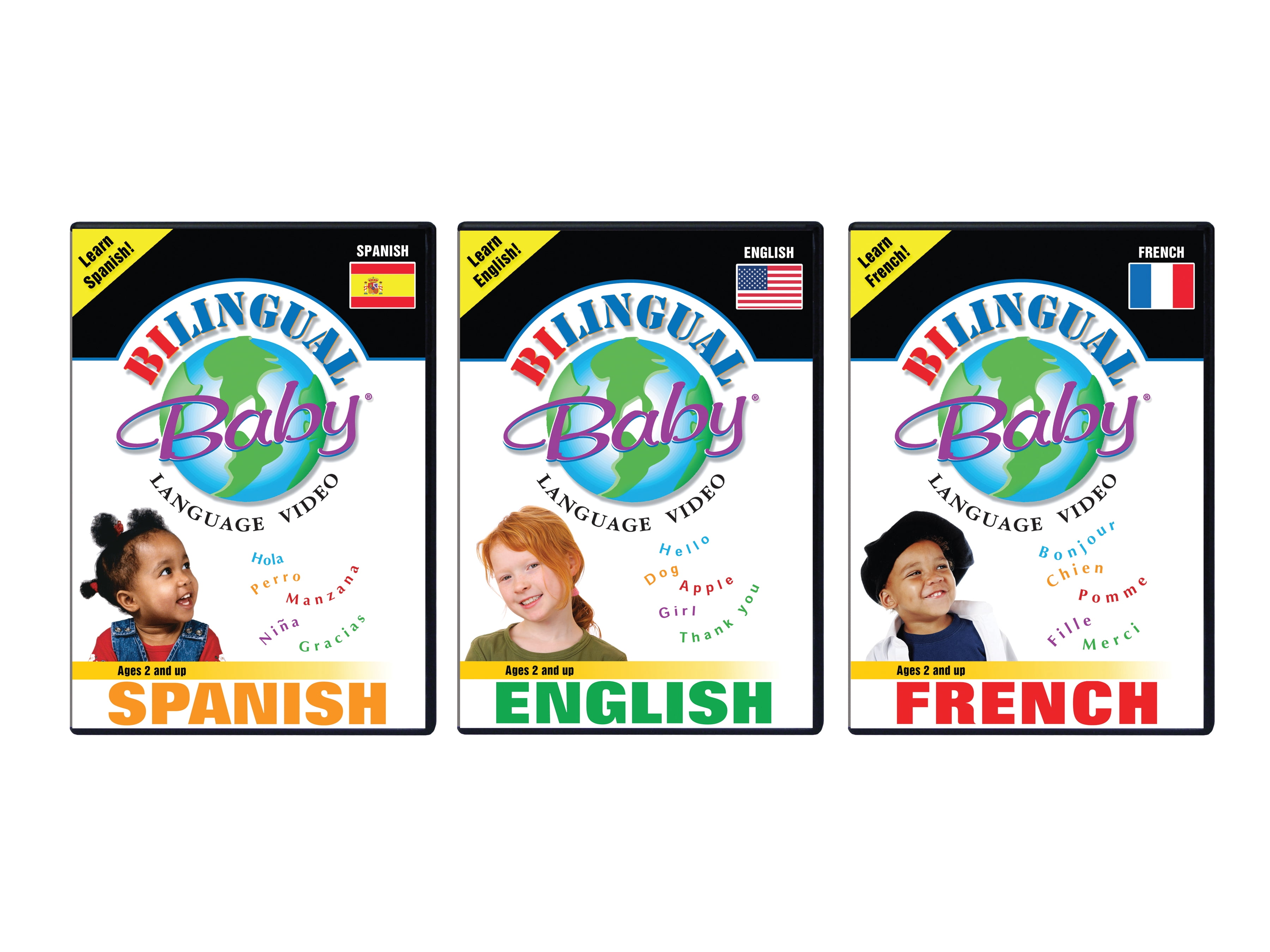 Bilingual Baby Learn Spanish, Learn French and Learn English Language ...