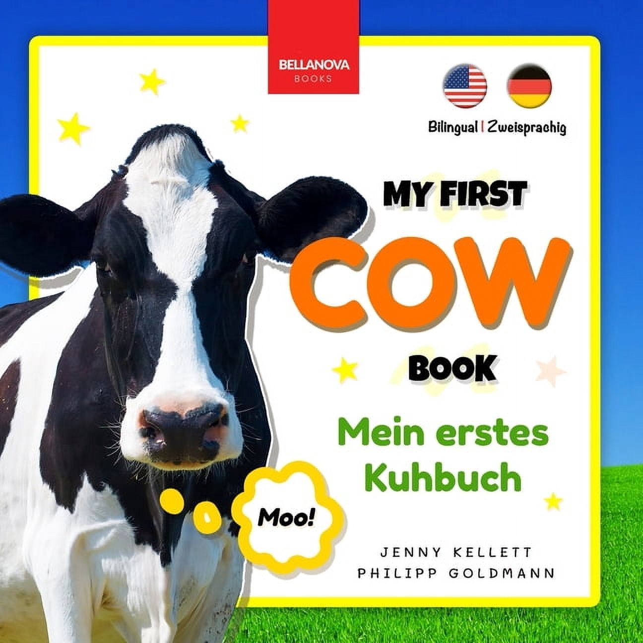 Bilingual Books for Kids Zweisprachige K My First Cow Book Mein Erstes ...