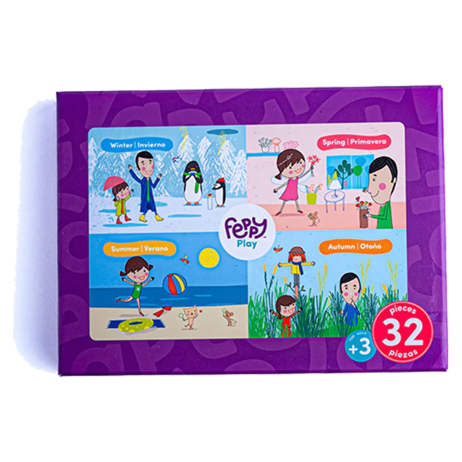 Bilingual Puzzles to Learn Spanish and English Seasons - Spanish ...