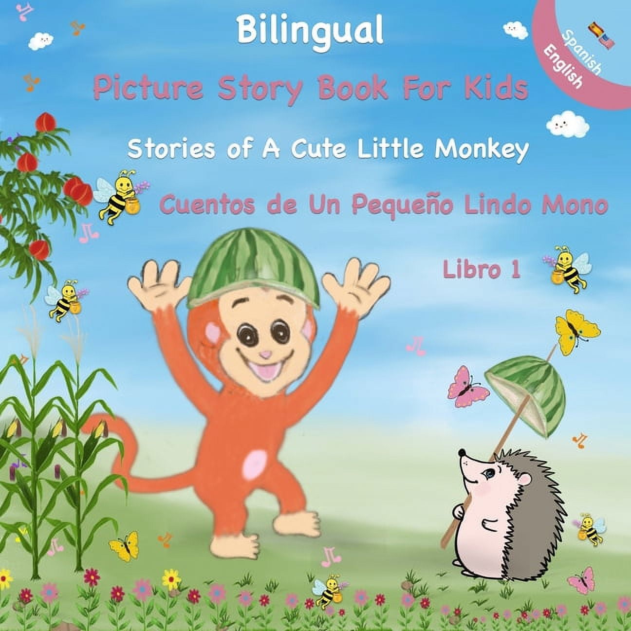 Bilingual Spanish English Picture Book For Kids - Stories of A Cute ...