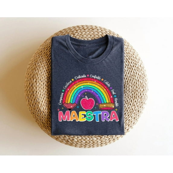 Bilingual Teacher Shirts Maestra Tshirt ,Spanish Teacher , Maestra ...
