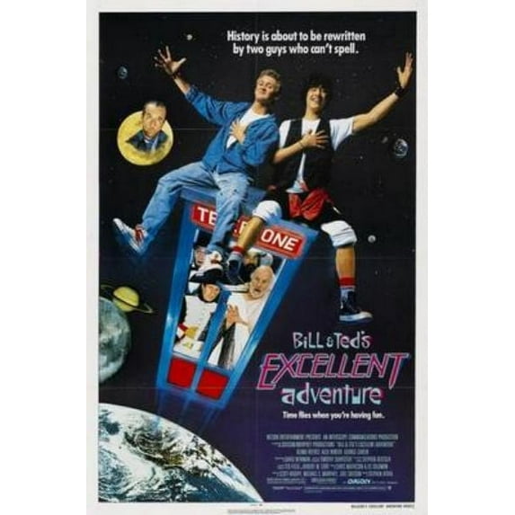 Bill And Teds Excellent Adventure Movie Poster Metal Sign 8Inx 12In ...