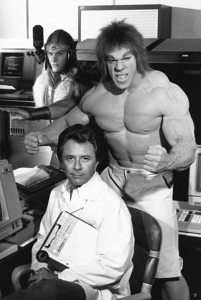 Bill Bixby and Lou Ferrigno in The Incredible Hulk Eric Allan Kramer as ...