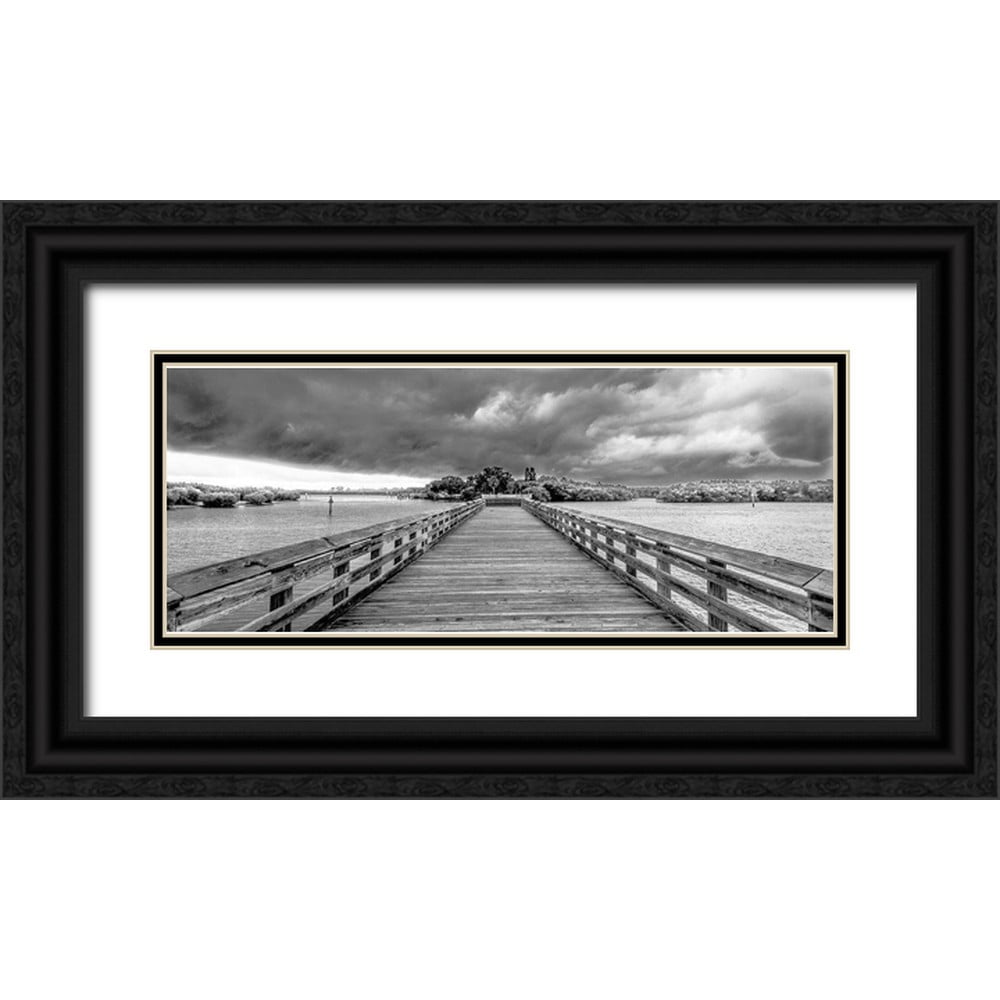 Bill Carson Photography 14x8 Black Ornate Wood Framed with Double ...
