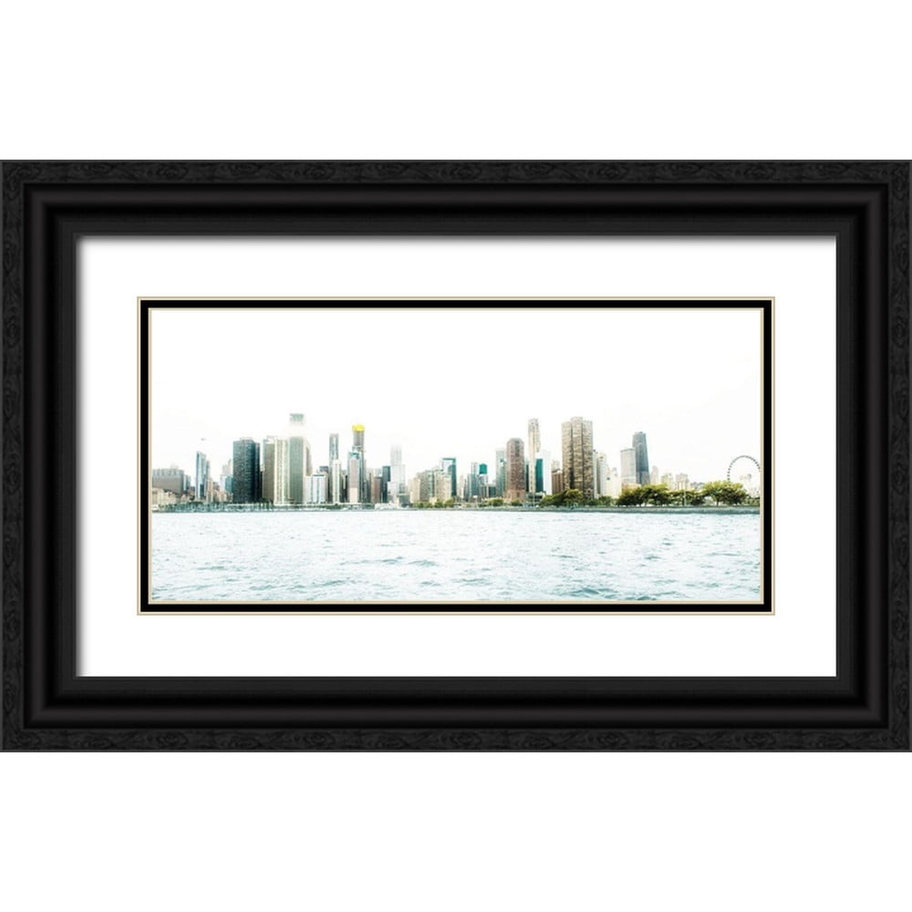 Bill Carson Photography 24x14 Black Ornate Wood Framed with Double ...