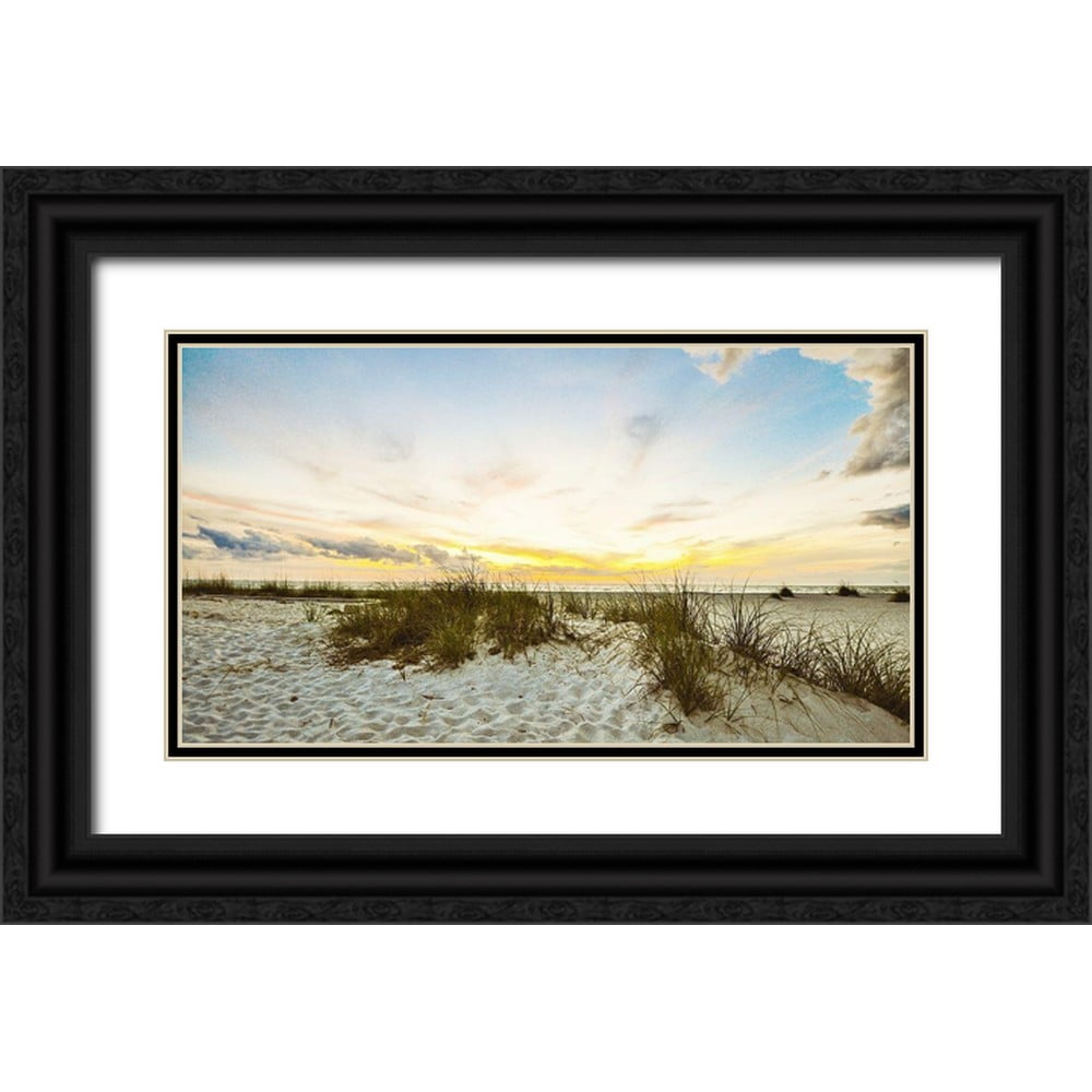 Bill Carson Photography 24x15 Black Ornate Wood Framed with Double ...