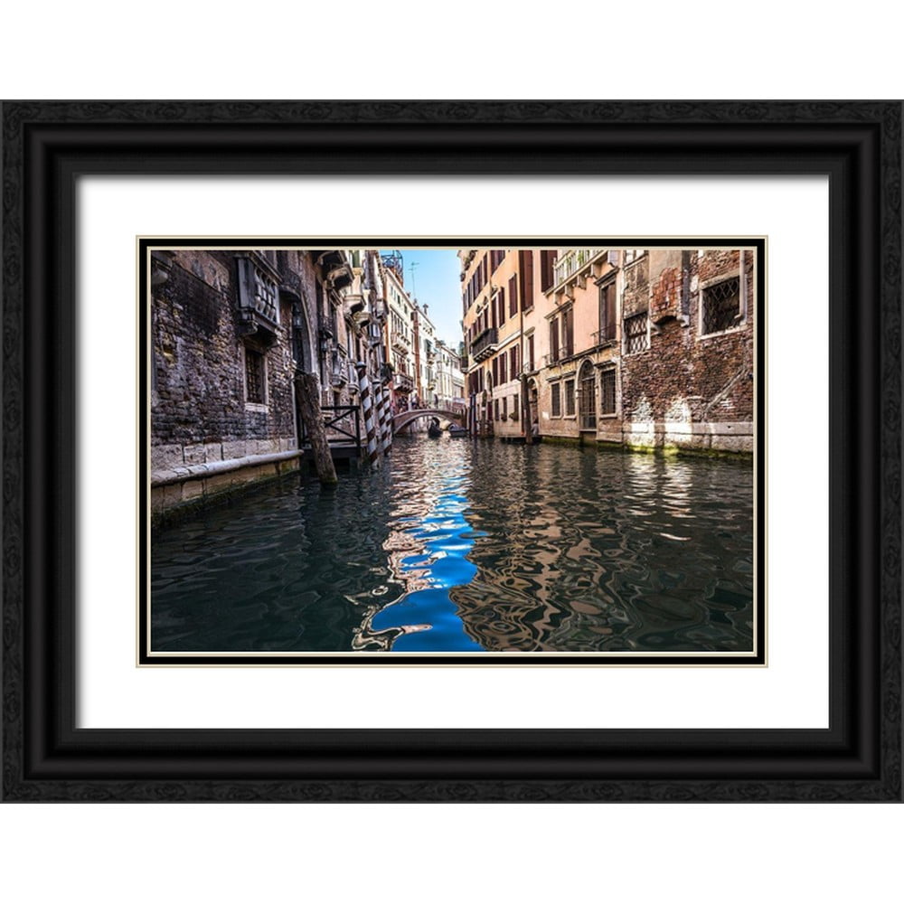 Bill Carson Photography 24x17 Black Ornate Wood Framed with Double ...