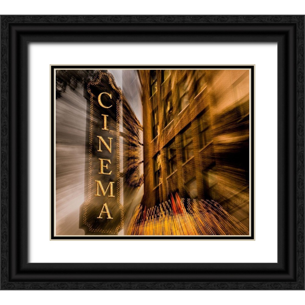 Bill Carson Photography 30x26 Black Ornate Wood Framed with Double ...