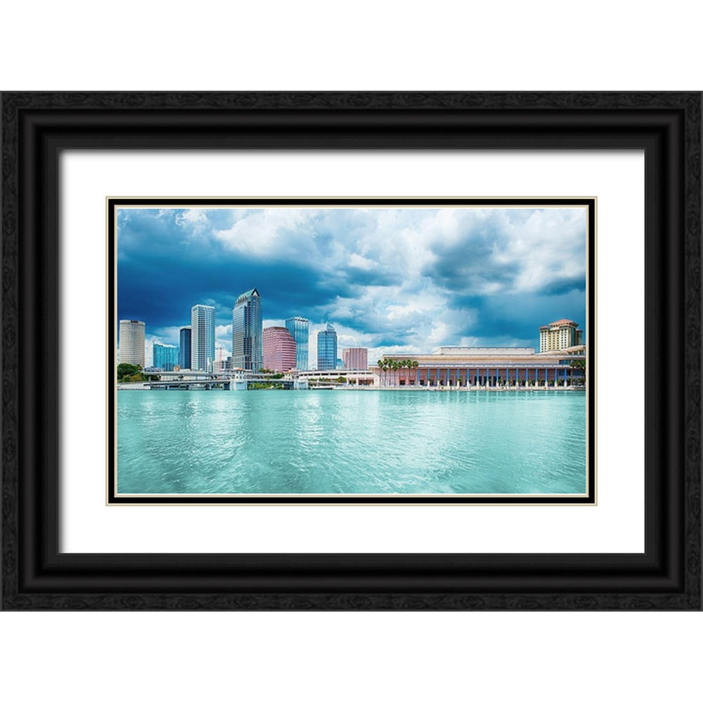 Bill Carson Photography 32x21 Black Ornate Wood Framed with Double ...